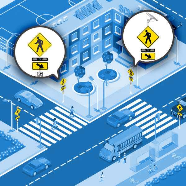 RRFB Rectangular Rapid Flashing Beacon - Encom Wireless